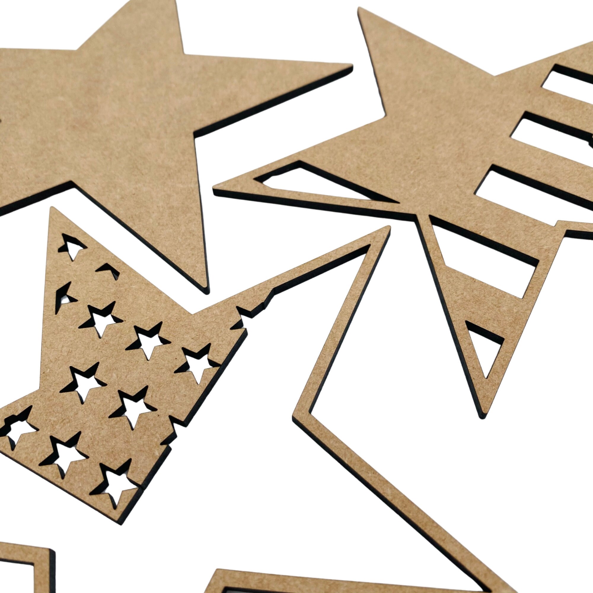 4th July Star SVG | 3 Layered Star Svg File | File Snacks | Laser SVG ...
