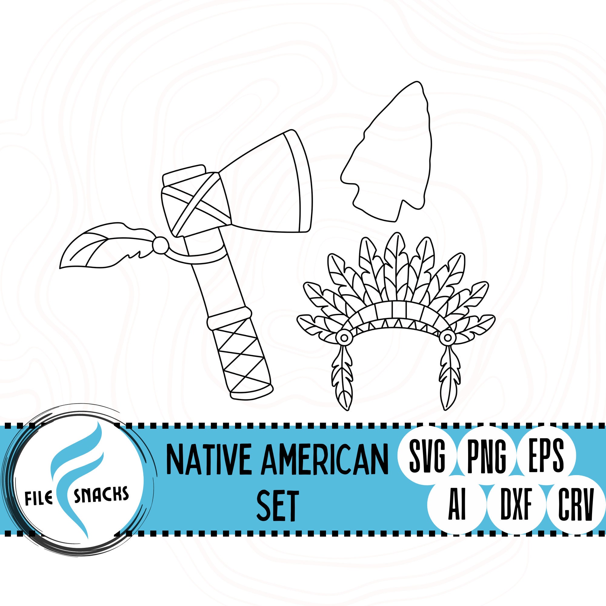 Native American, Arrowhead Tomahawk SVG Designs | Laser Cut Files ...