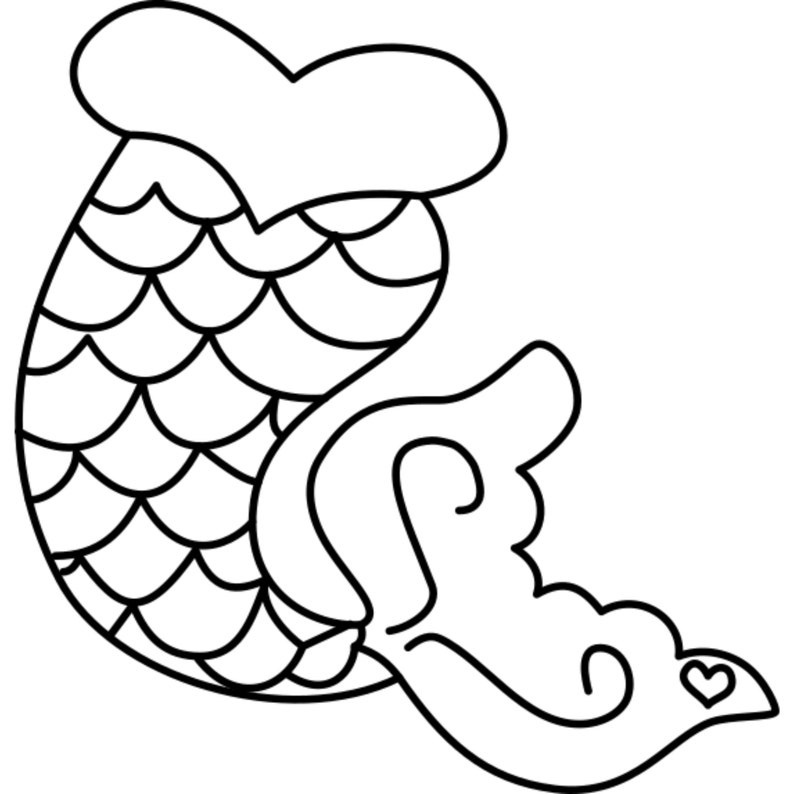 Mermaid Tails SVG Cut Files | Laser, Glowforge (digital Download) - Etsy