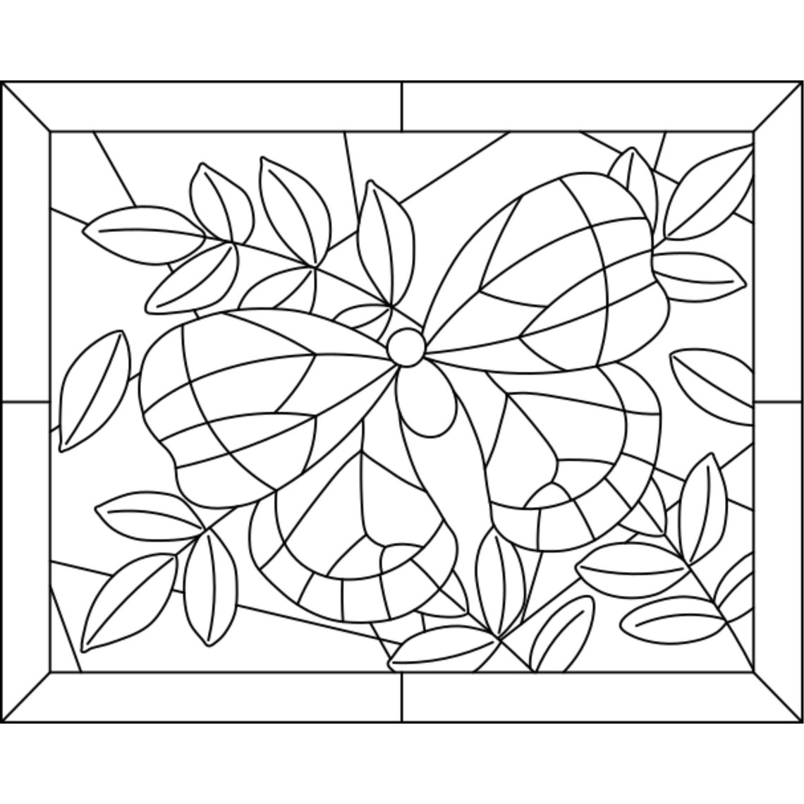 14 Stained Glass SVG Geometric Windows Cut File Blanks - Etsy