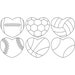 Sports Balls SVG Football Svg Baseball Svg Basketball Svg - Etsy