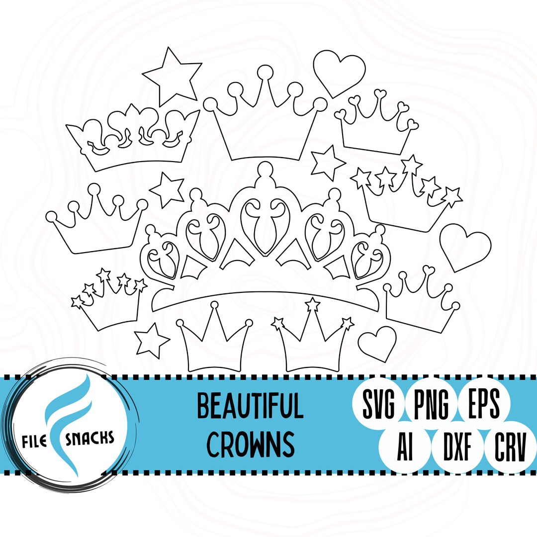 Beautiful and Elegant Crowns SVG | Kings Crown Svg | Princess Crowns ...
