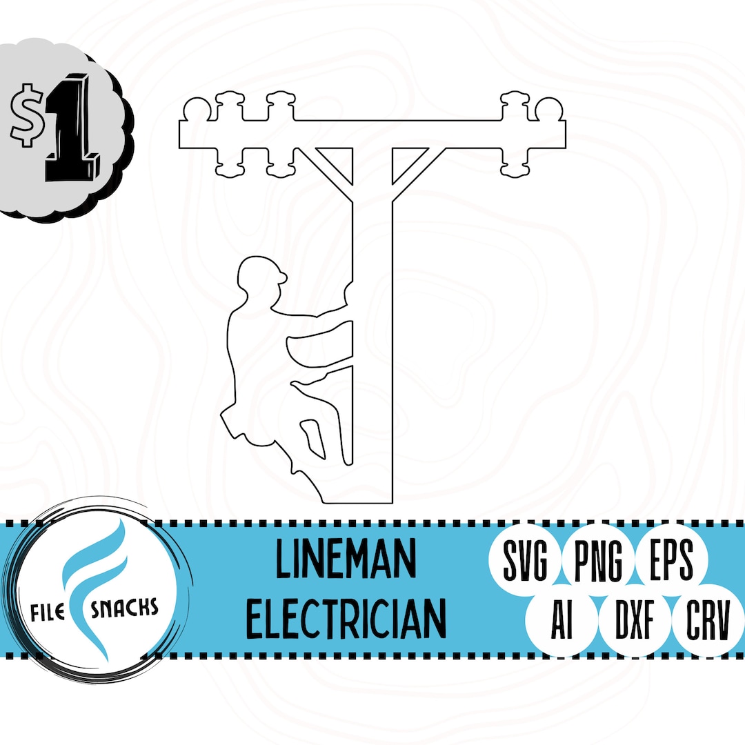 Lineman SVG | Electrician Job Svg | Lineman Worker SVG Files | Omtech ...