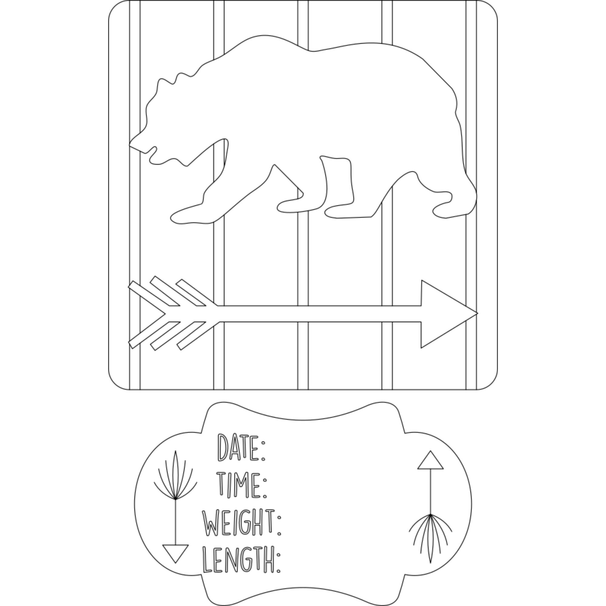 Baby Announcement Plaques SVG | Hospital Door Signs, Laser Cut Files ...