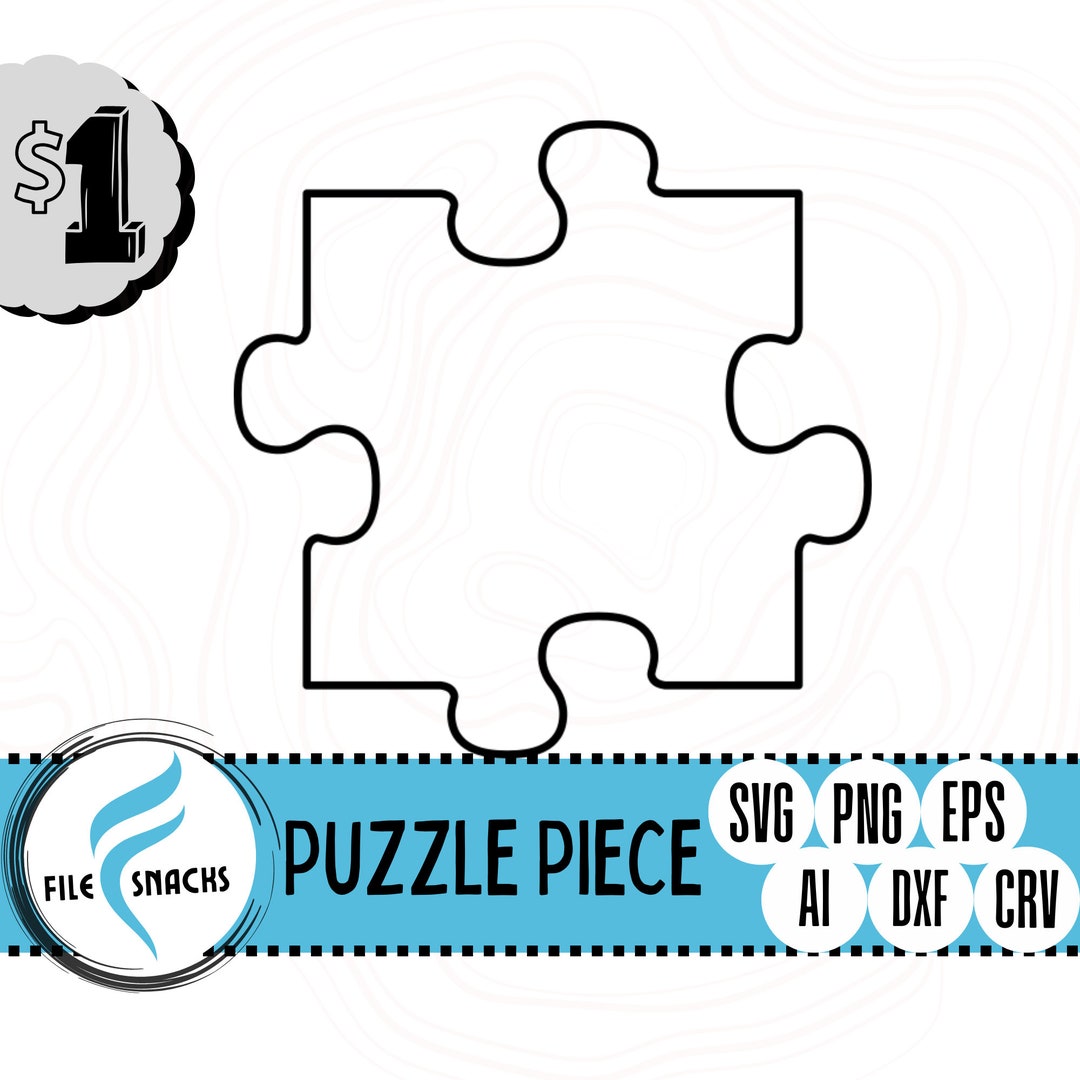 Connecting Puzzle Piece SVG | Puzzles Svg Files | Easy Puzzle SVG Files ...