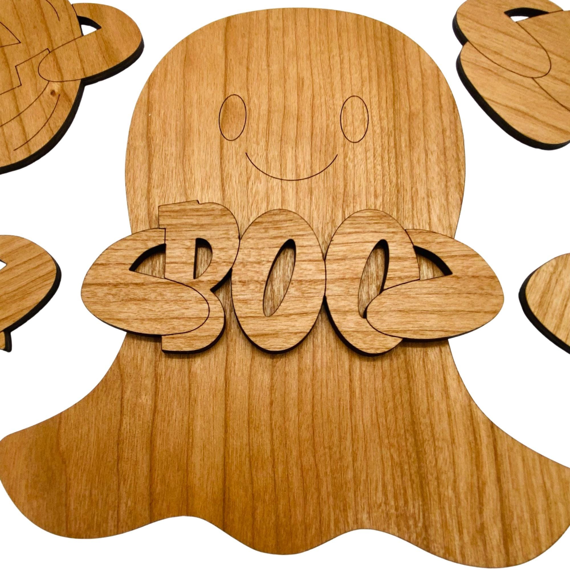 Ghost Interchangeable Kit SVG | Halloween Laser Cut File (digital ...