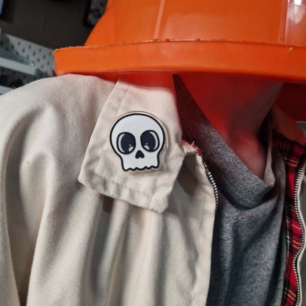 Skull Pin - Etsy
