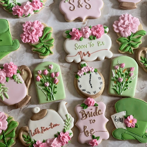 Tea Party Cookies - Etsy