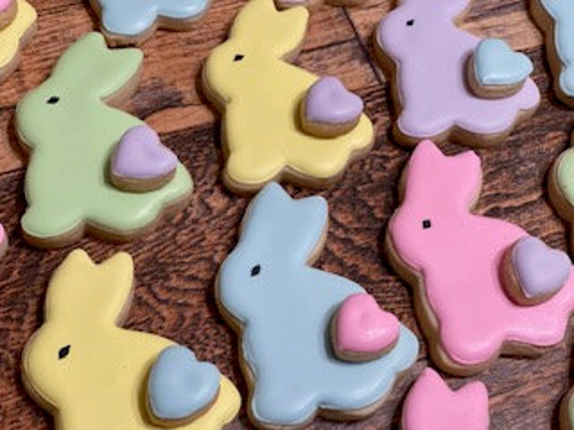 12 Easter Holiday Cookies Individual Wrapped - Etsy
