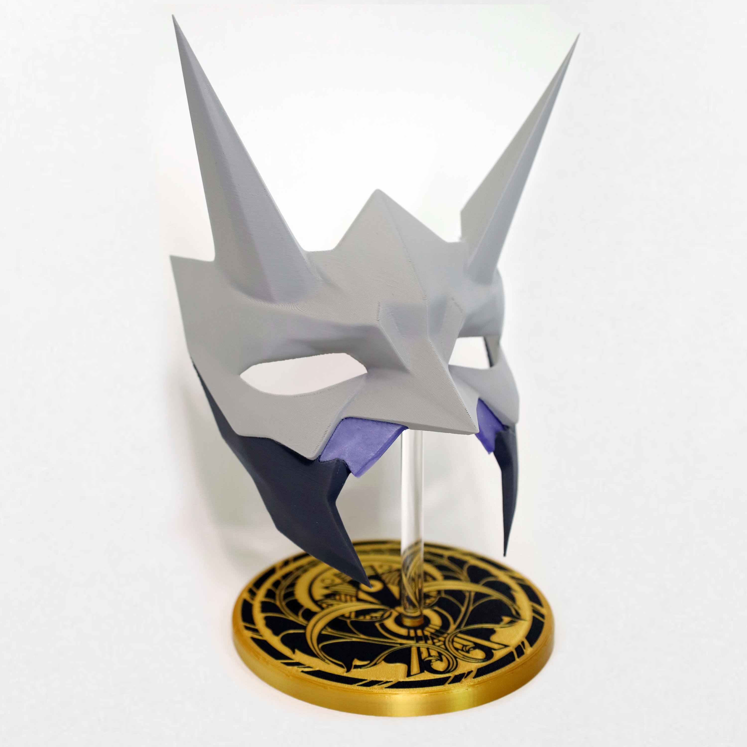 3D Printed: Replica paragon Mask & Display Stand - Etsy UK