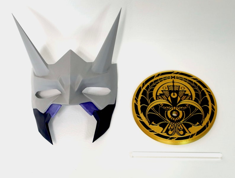 3D Printed: Replica ‘paragon’ Mask & Display Stand - Etsy