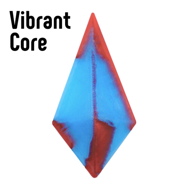 3D Printed: Core Crystal - Etsy