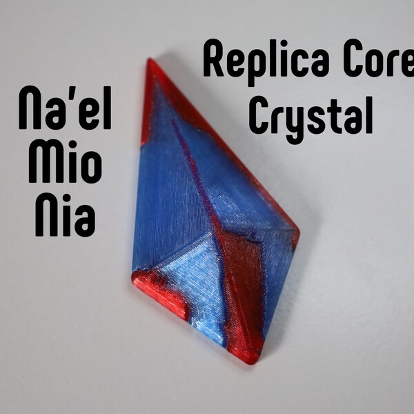 Nia Xenoblade Core Crystal 3d Print - Etsy