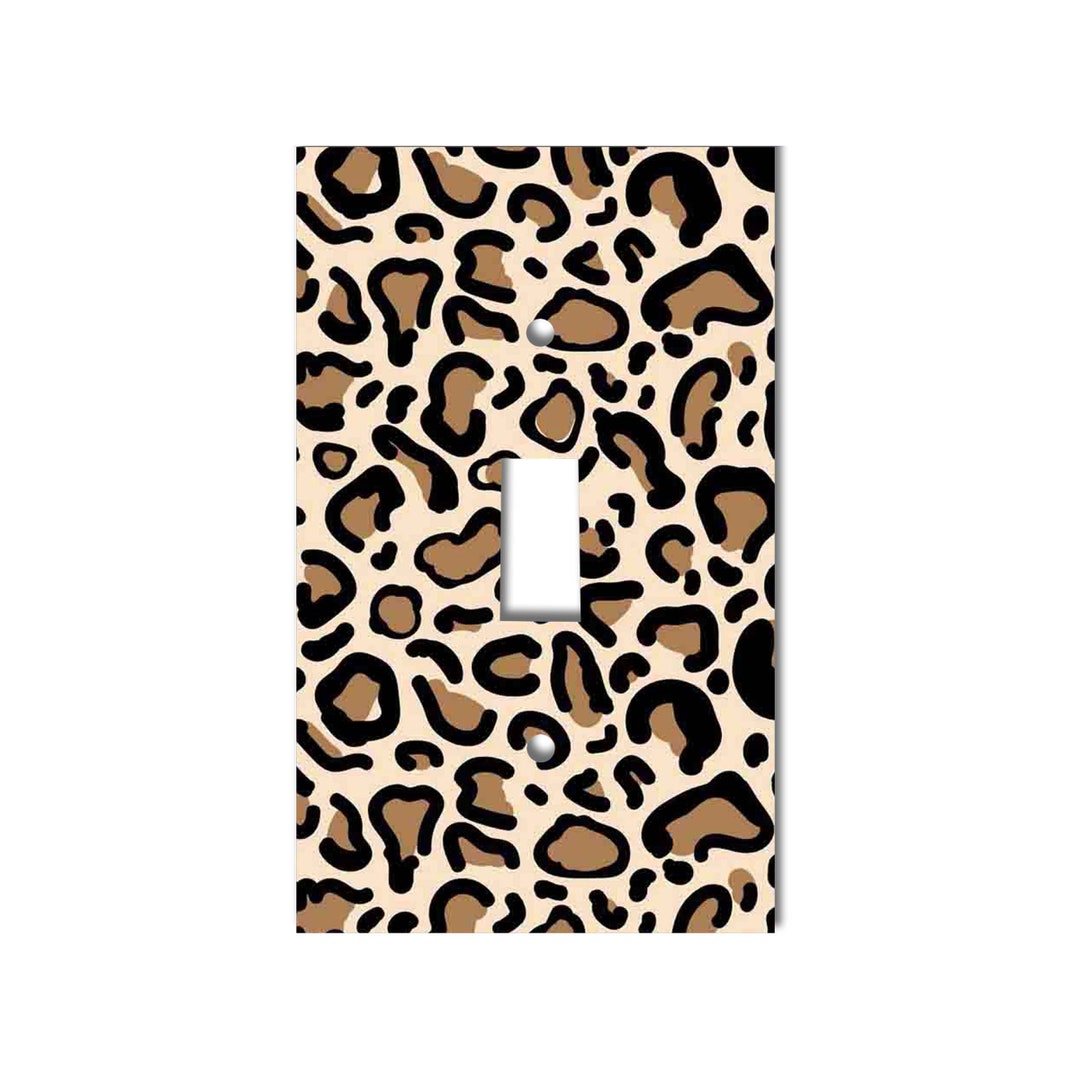 Leopard Print Light Switch Plate Light Switch Cover Plate - Etsy