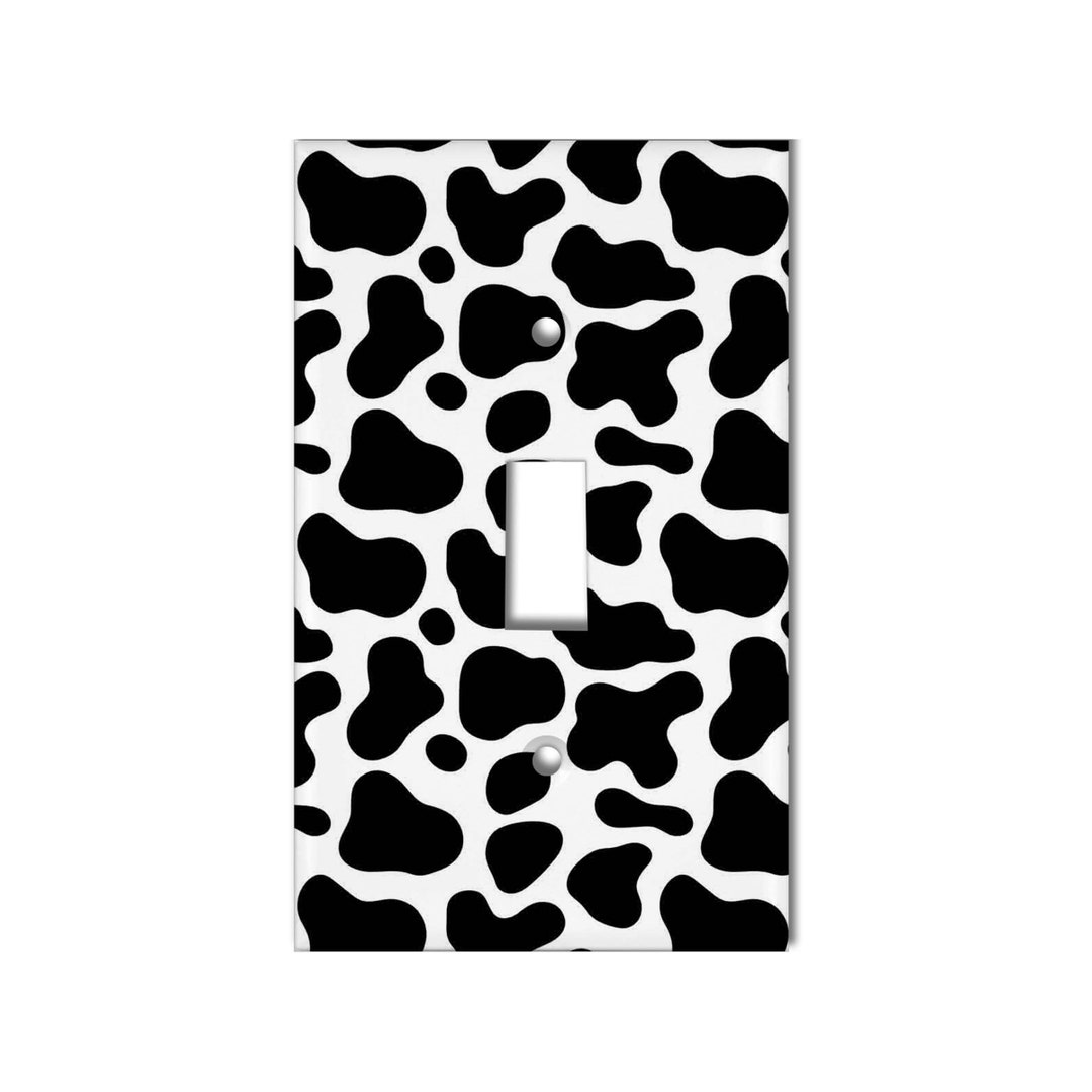 Cow Print Light Switch Plate, Light Switch Cover Plate, Switch Plate ...