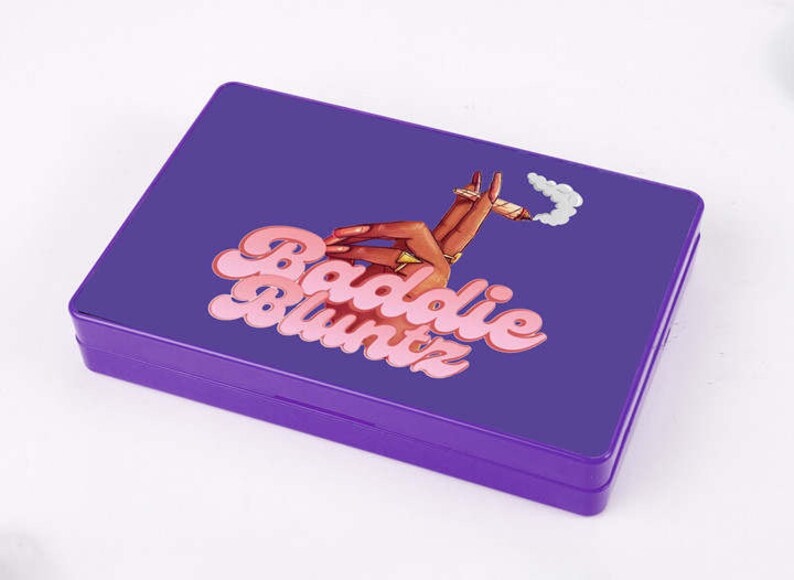 Baddie Rolling Tray With LED Lights and Compartments - Etsy