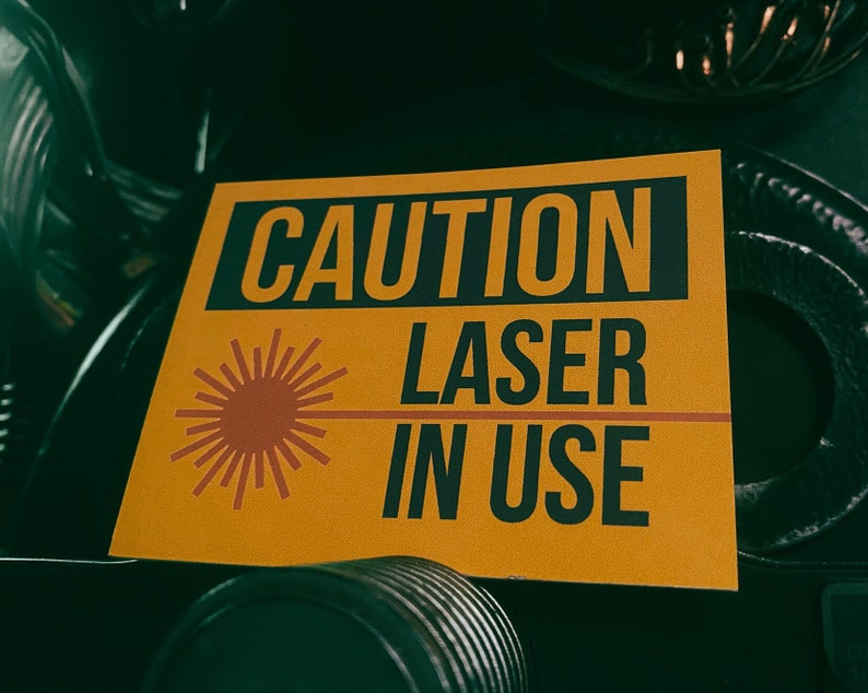 Proton Pack Laser CAUTION STICKER BUNDLE on Flexible - Etsy