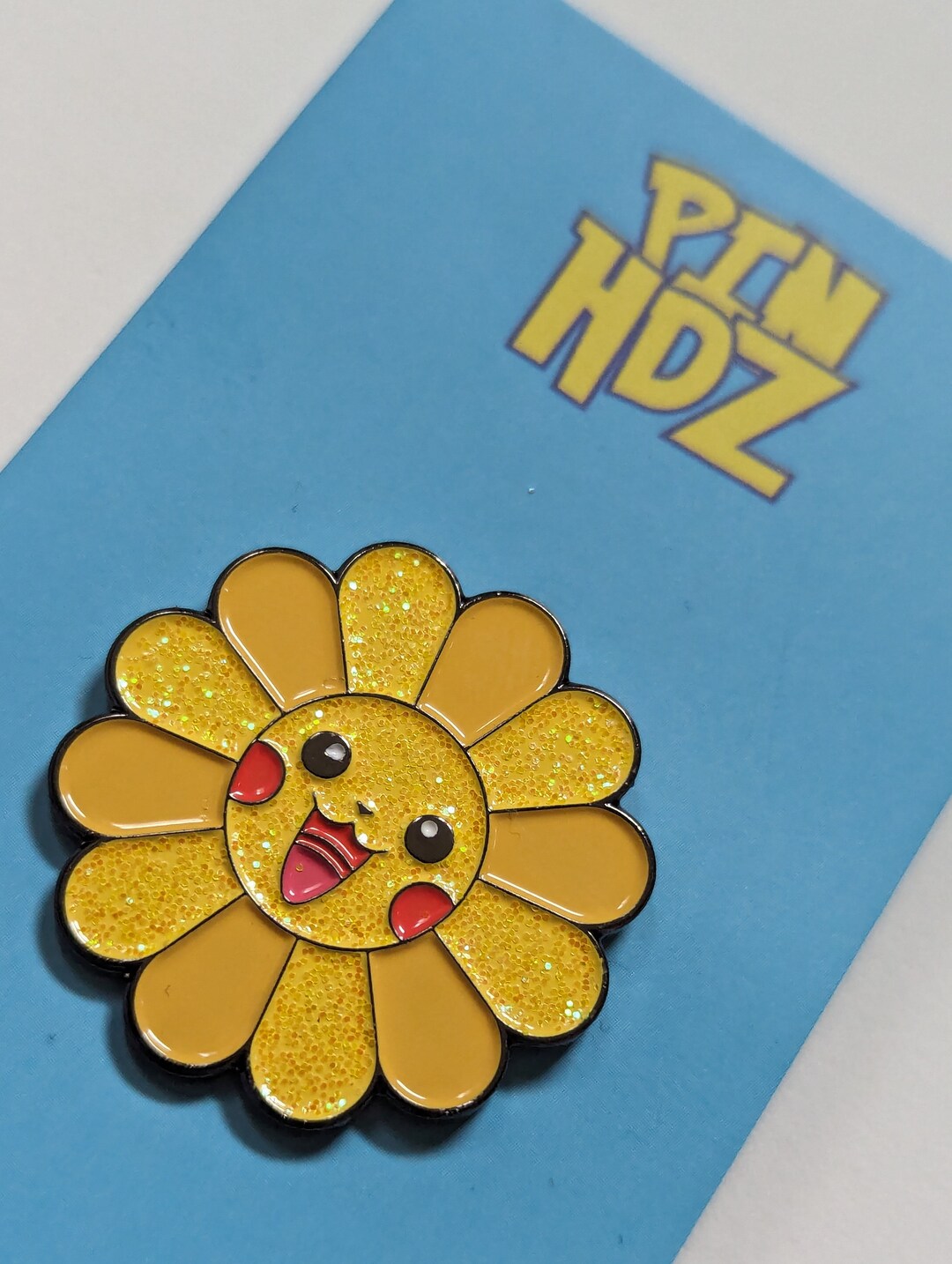 Kawaii Anime Enamel Flower Hat Pin - Etsy