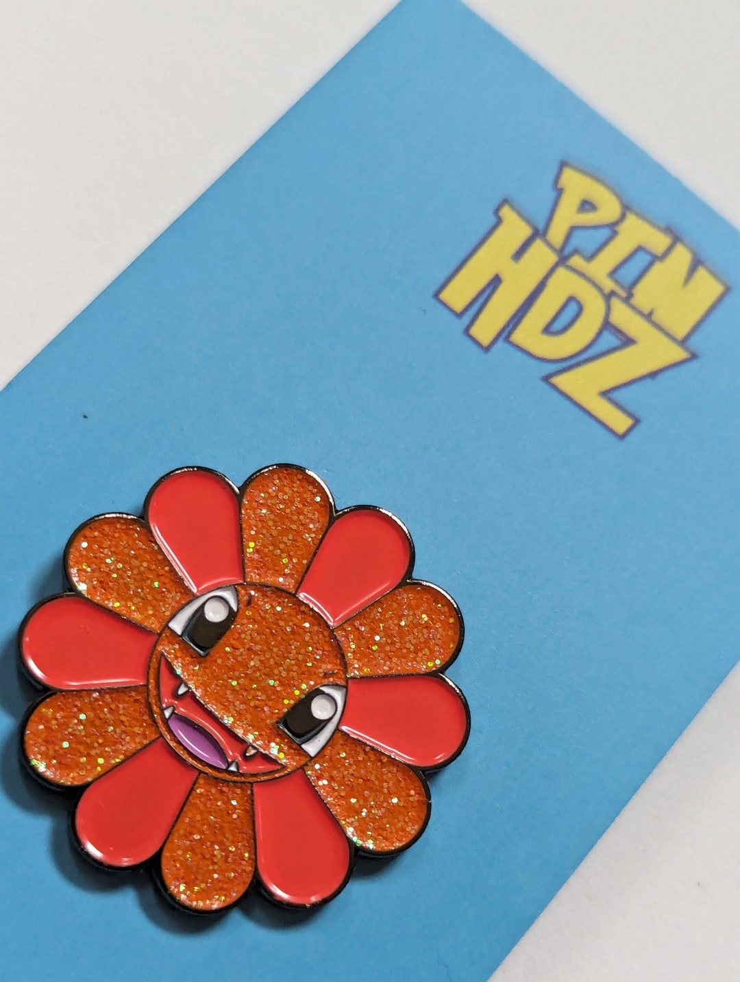 Kawaii Anime Enamel Flower Hat Pin - Etsy