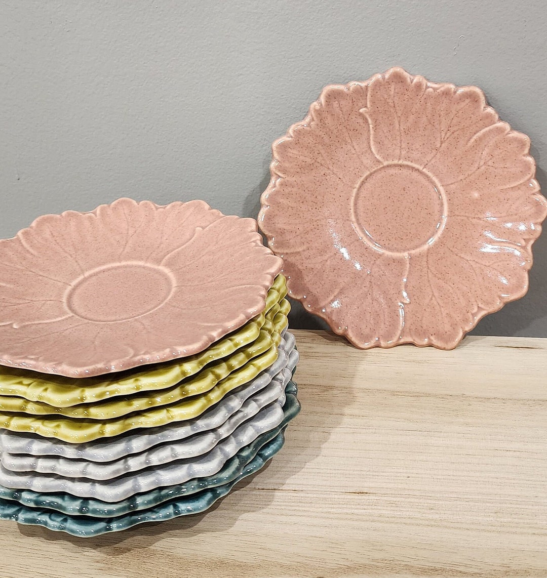 Woodfield by Steubenville Leaf Pattern Vintage 6.5" Saucers ...