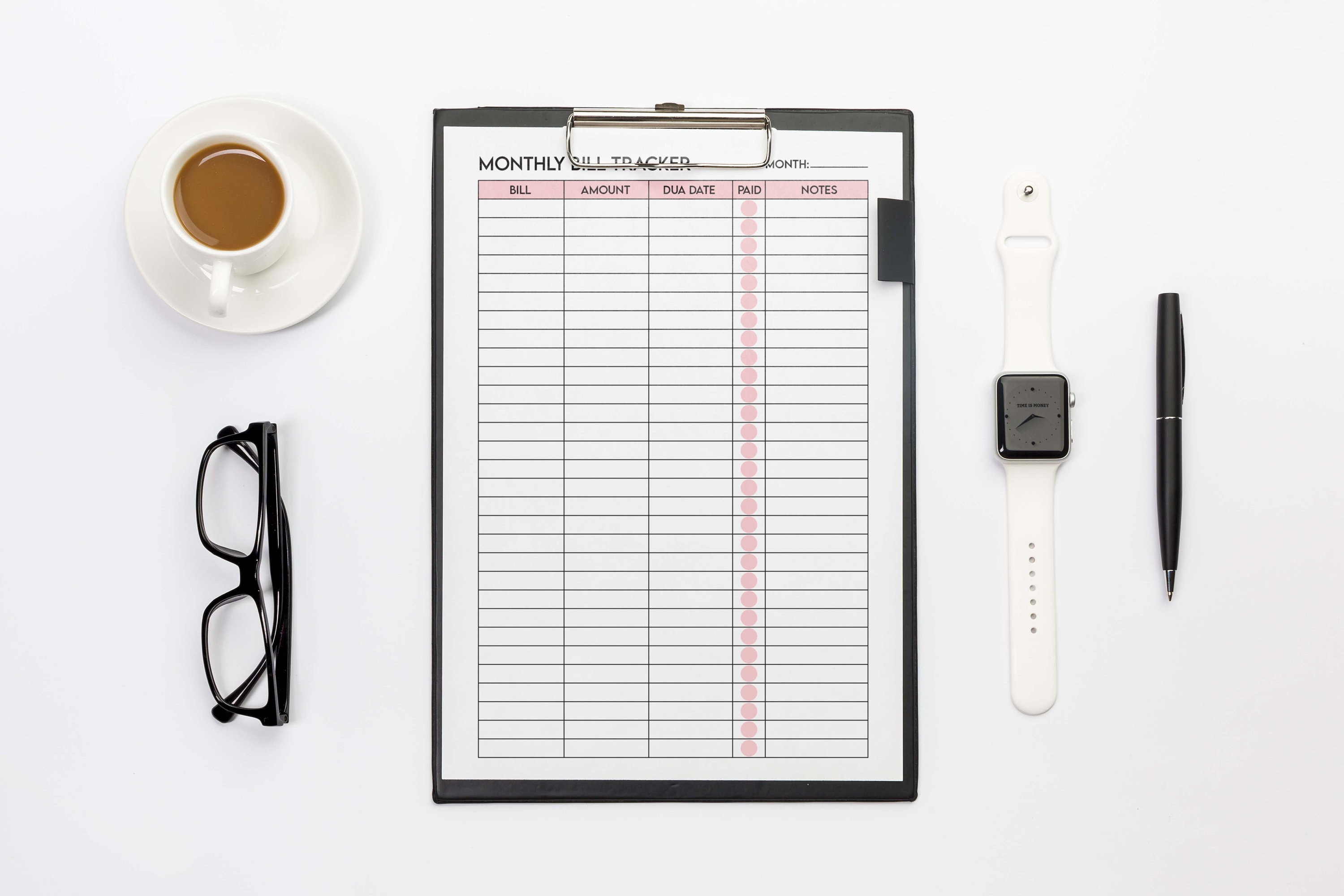 Monthly Bill Tracker Printable Bill Payment Tracker Budget Etsy