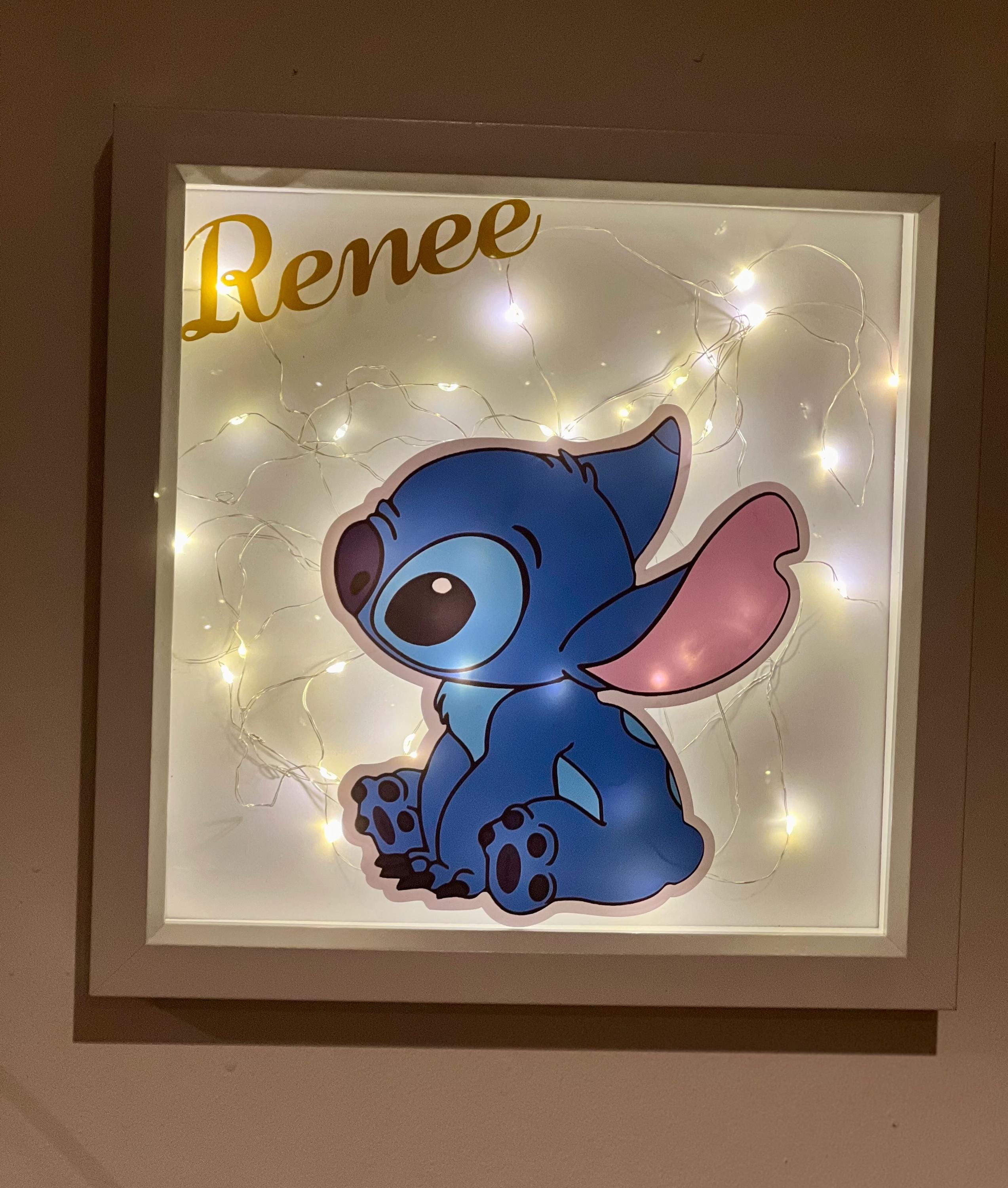 Personalised Stitch Box Light Enchanting Decor Ohana Birthday Christmas ...
