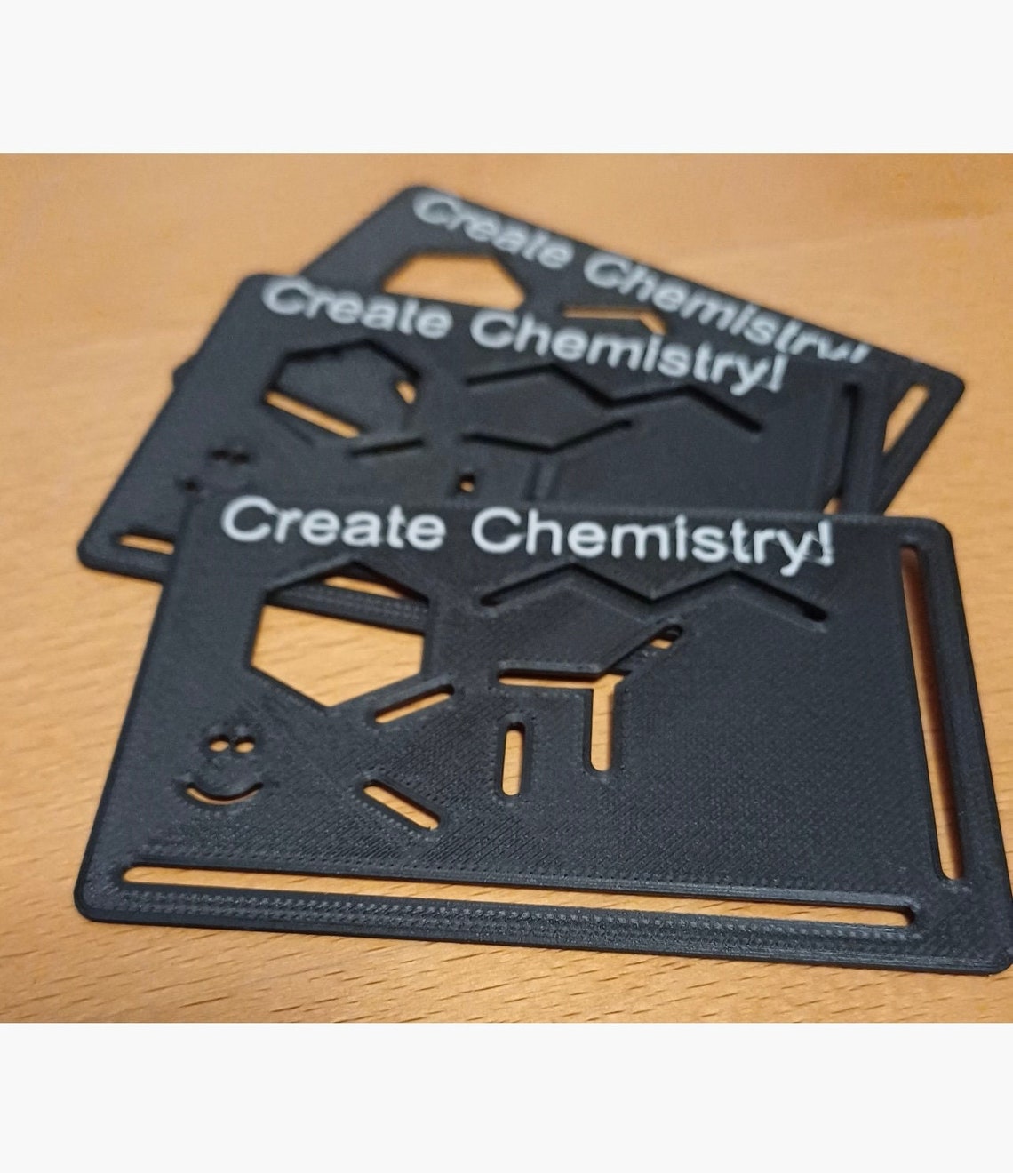 Stationery Organic Chemistry Card Stencil Template Draw Accurate ...