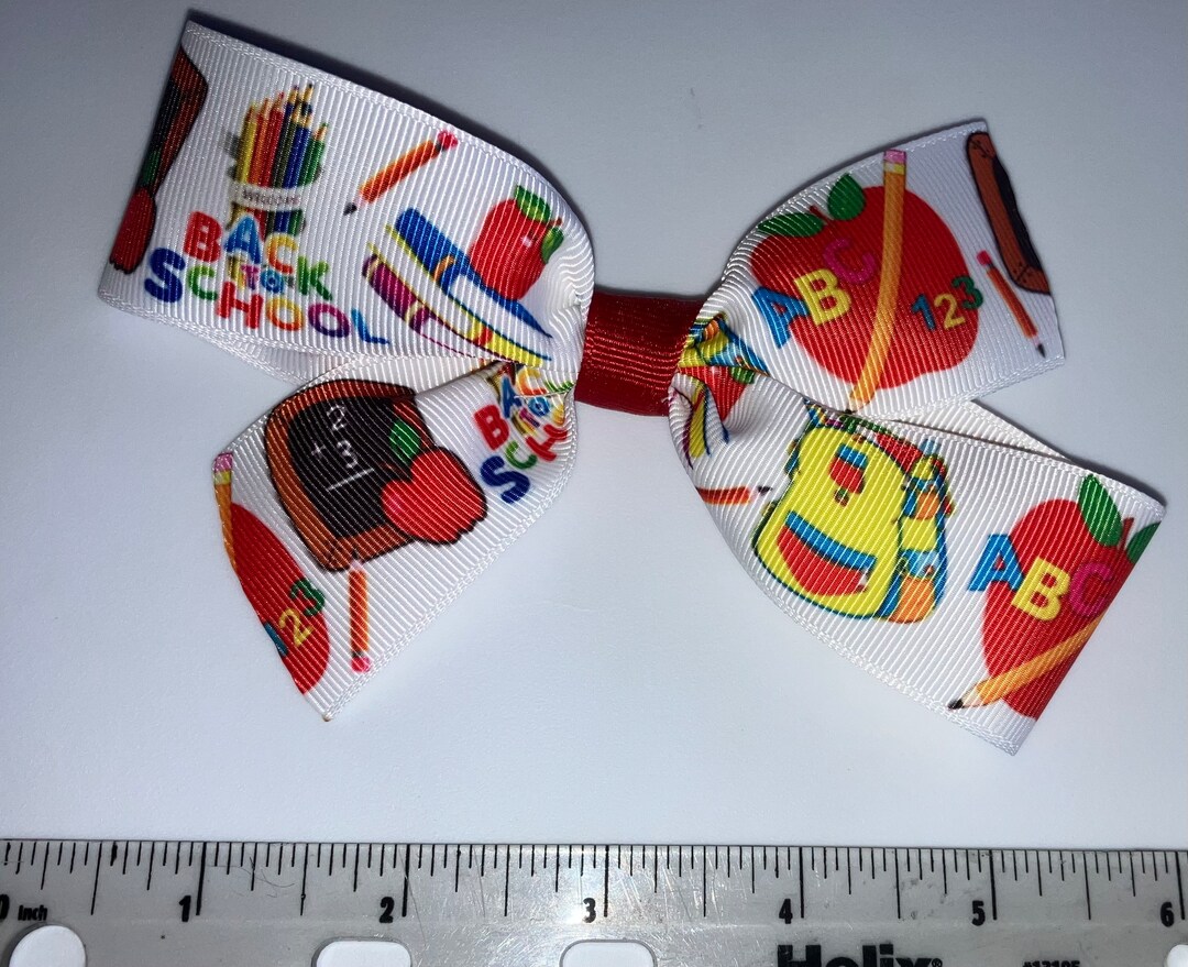 Half-pinwheel Back to School Simple Bow - Etsy