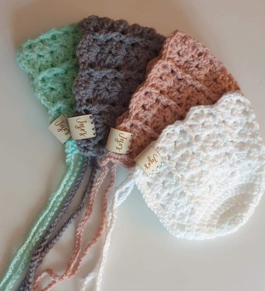 Irish Handmade Crochet Baby Bonnets - Etsy