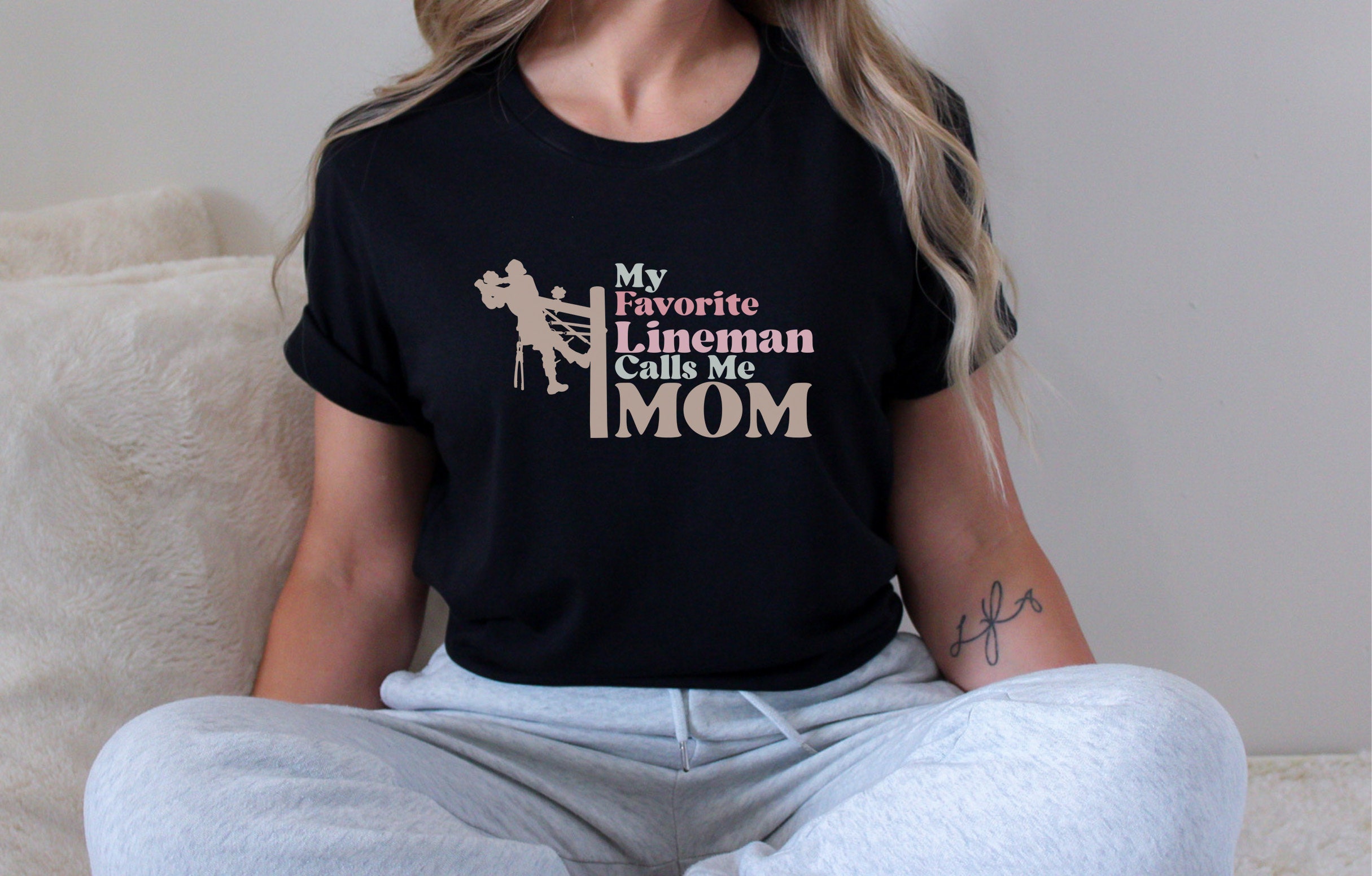 Lineman Mom Shirt, Lineman Life, IBEW, Power Lineman, Journeyman ...