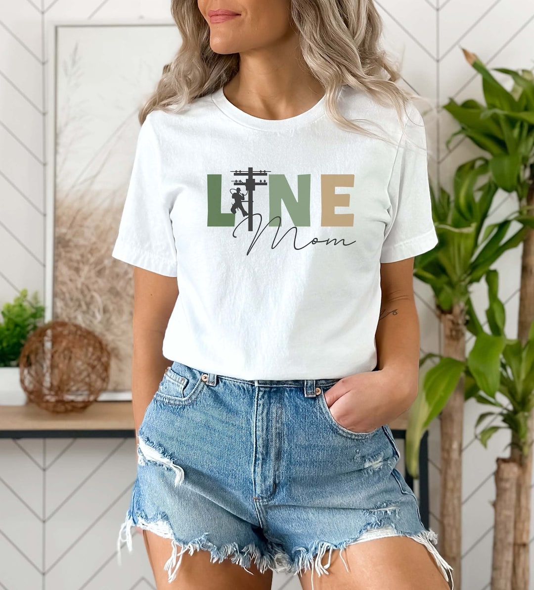 Lineman Mom Shirt, Lineman Life, IBEW, Power Lineman, Journeyman ...