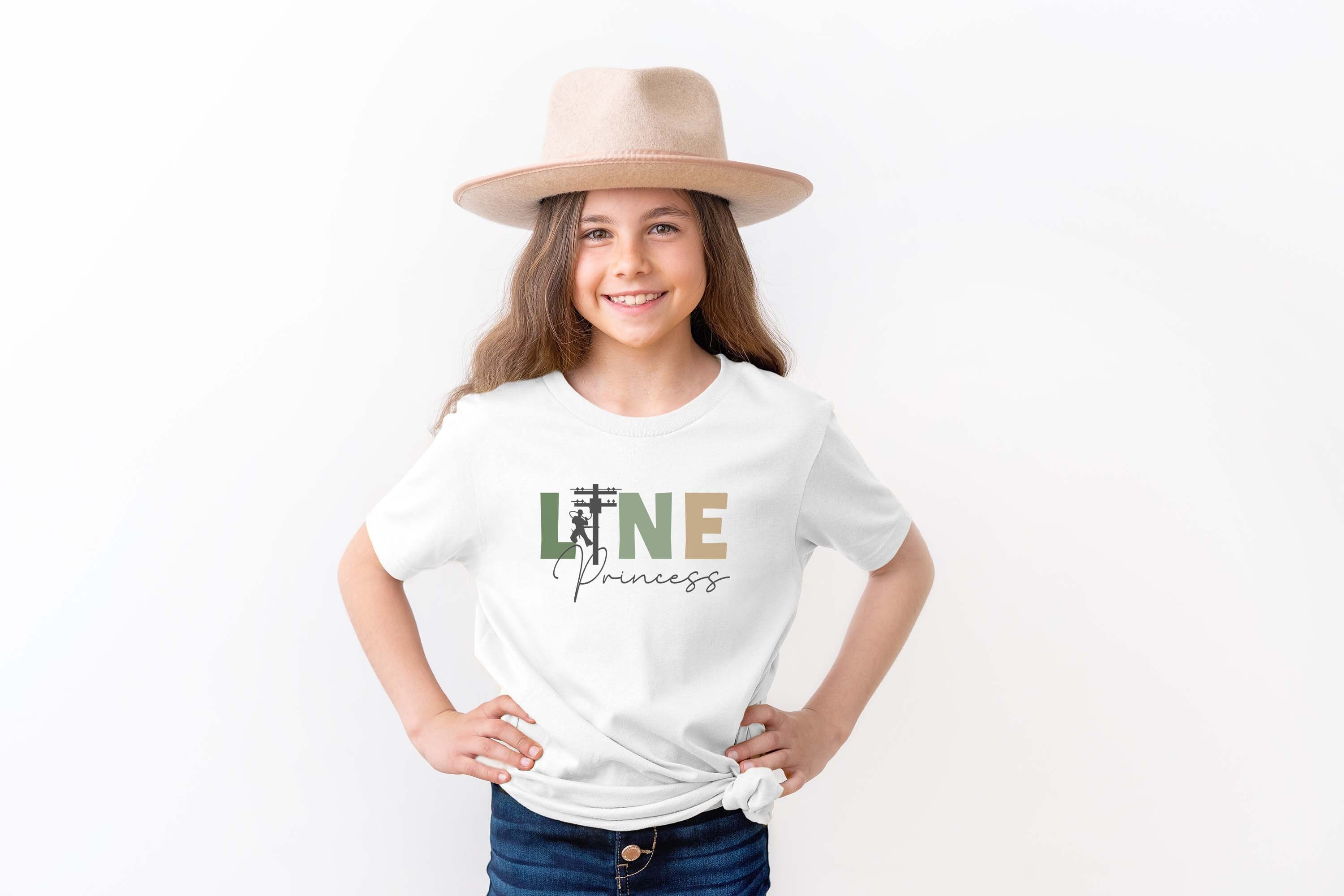 Youth Lineman Princess Shirt, Lineman Life IBEW Power Lineman ...