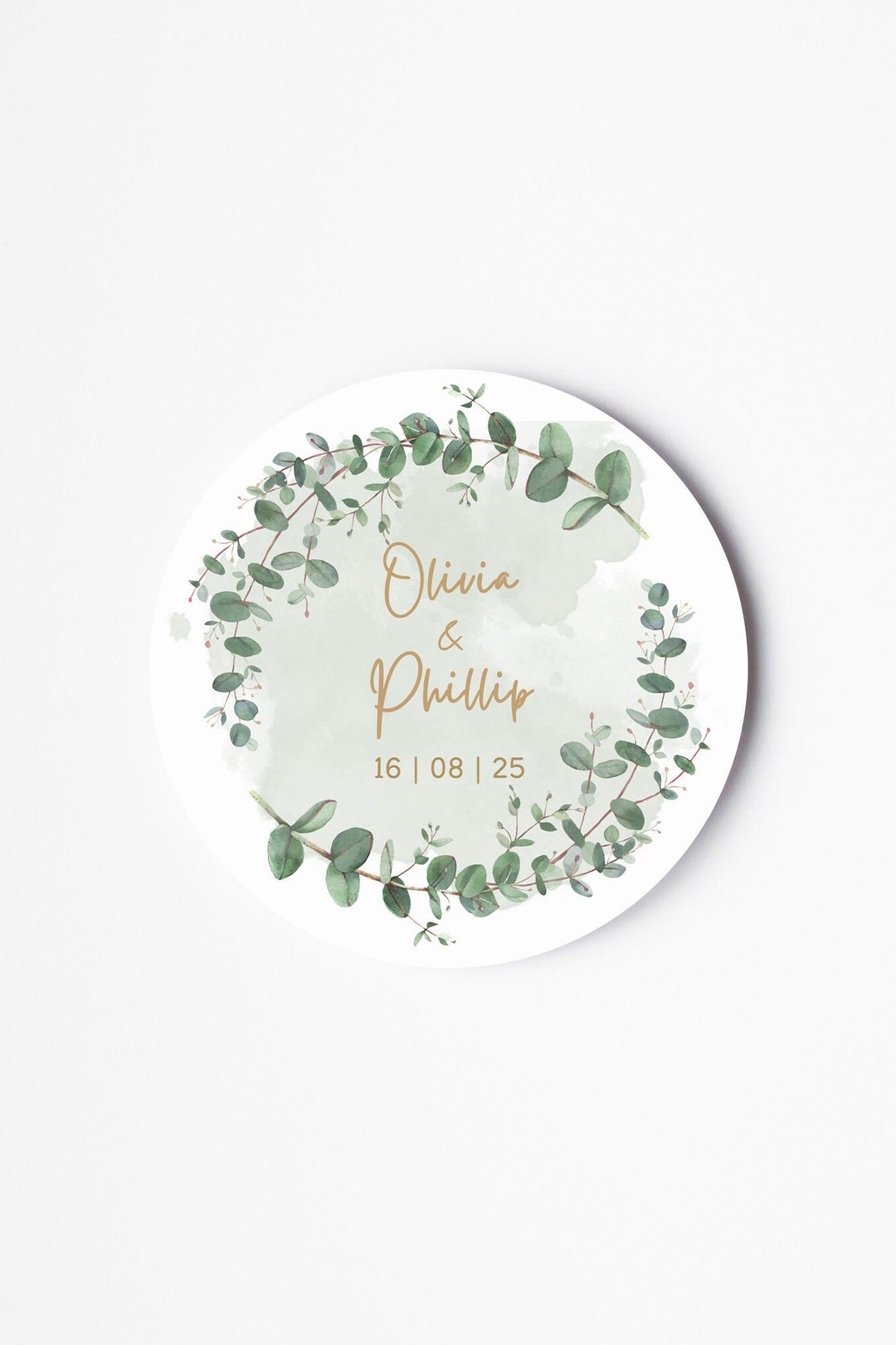 Wedding Label Stickers - Personalised Bride and Groom Name Stickers ...