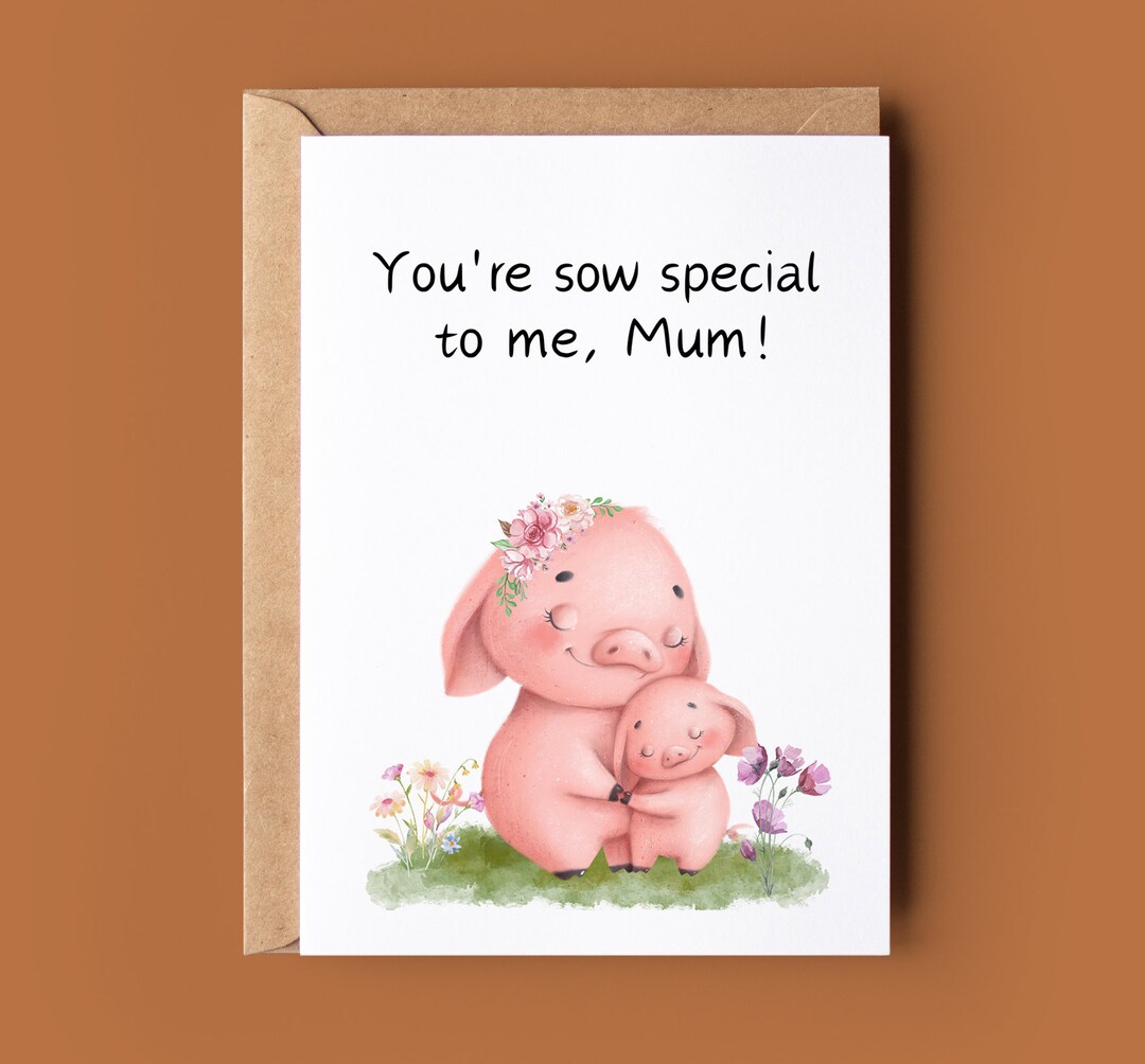 Happy Mothers Day Card - Funny Mothers Day Card - Card for Mum - Cute ...