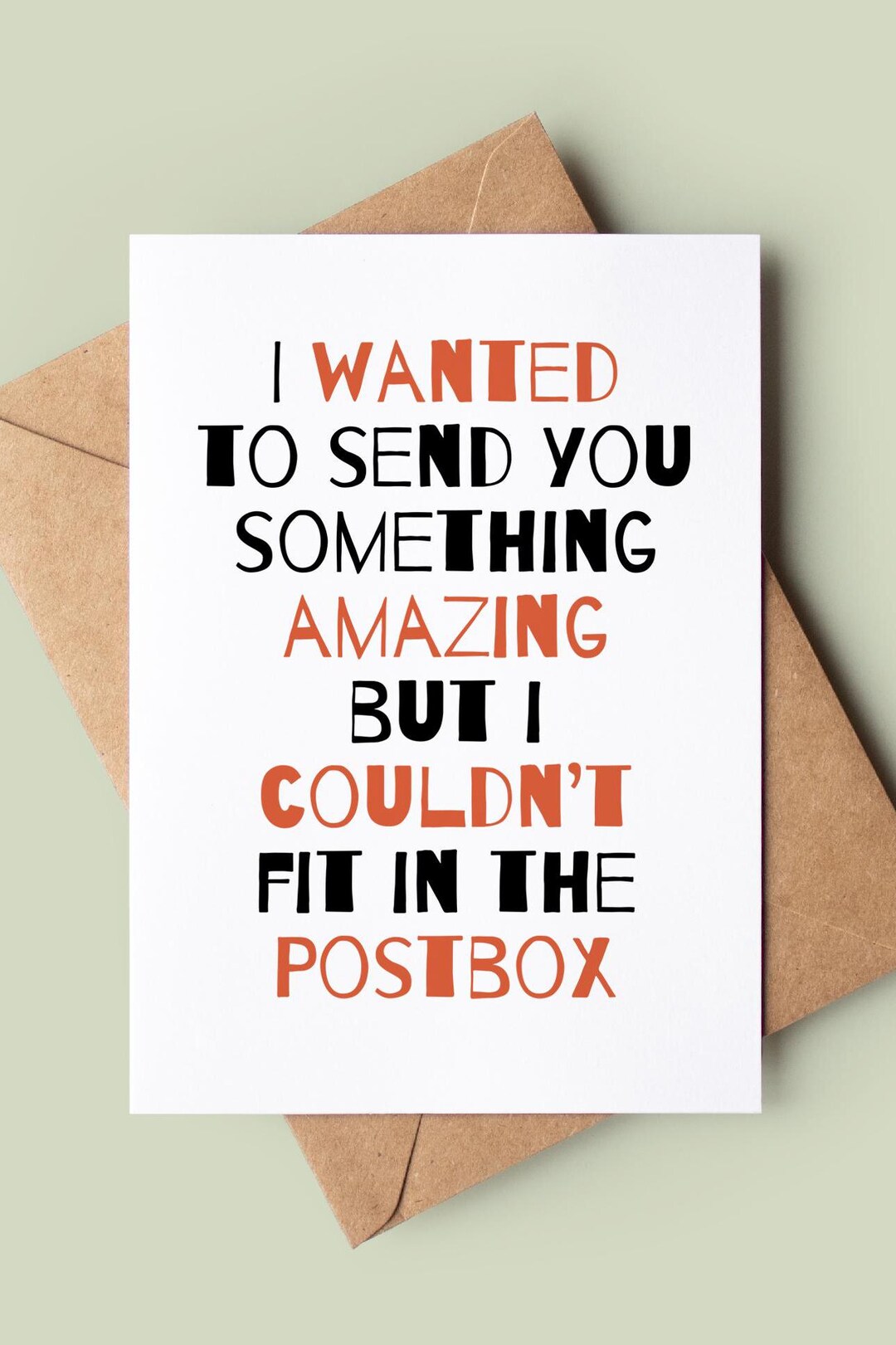 Funny Birthday Card - Joke Greeting Card - Card for Friend - Gloating ...