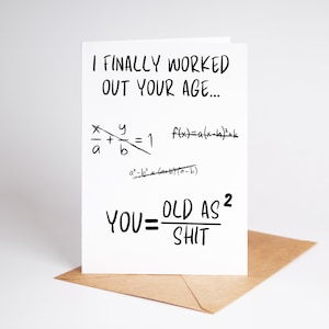 Funny Happy Birthday Card - Rude Birthday Card - Joke Greetings Card ...