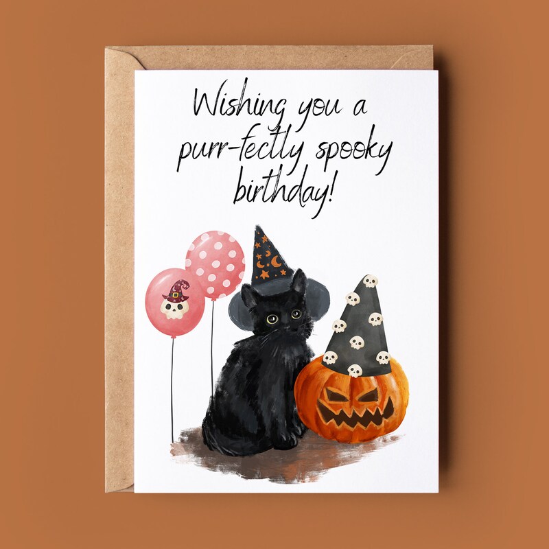 Halloween Birthday Wishes - Etsy UK