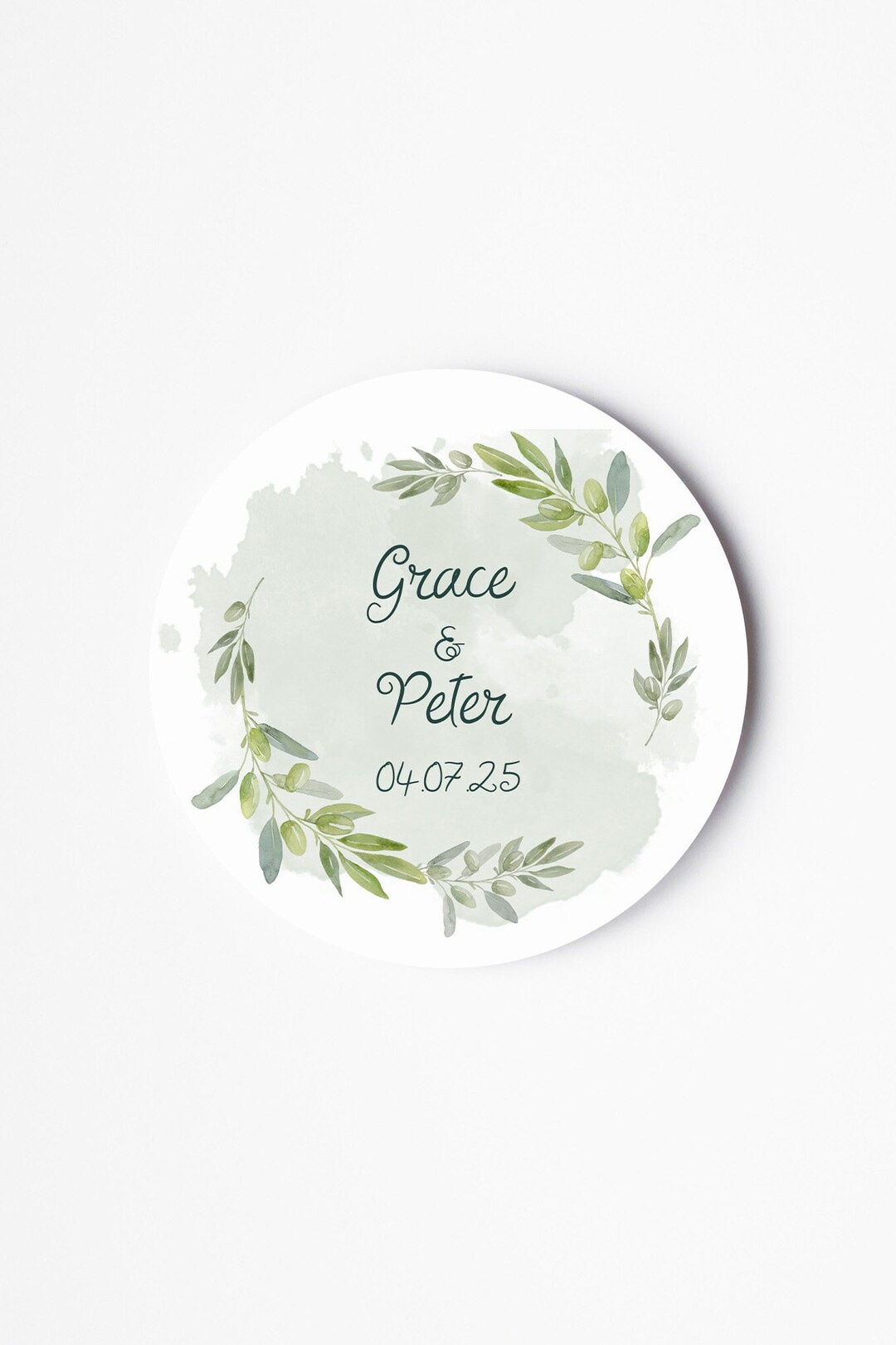 Wedding Label Stickers - Personalised Bride and Groom Name Stickers ...