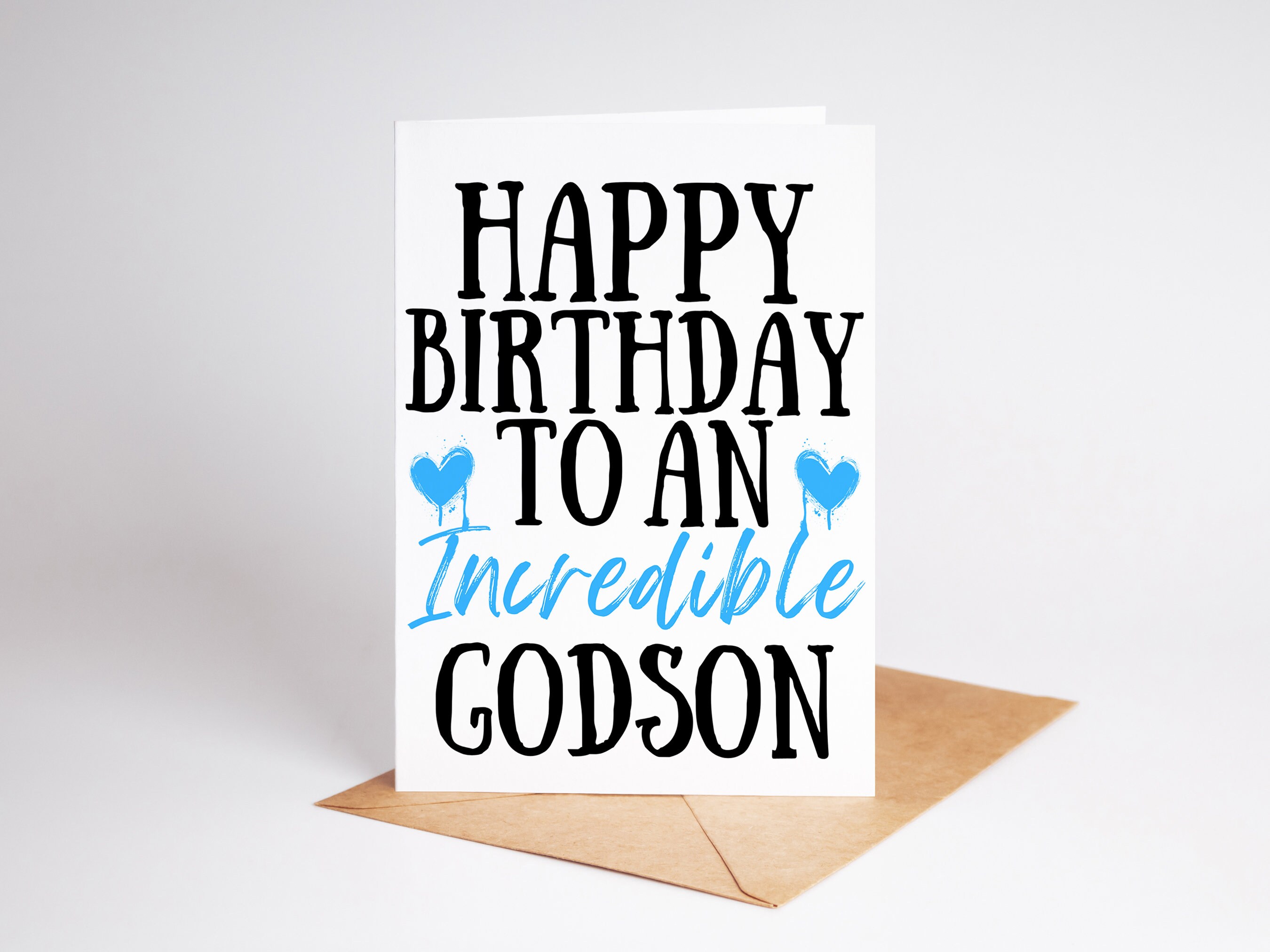 Awesome Godson Birthday Card Greetings Card for Godson - Etsy