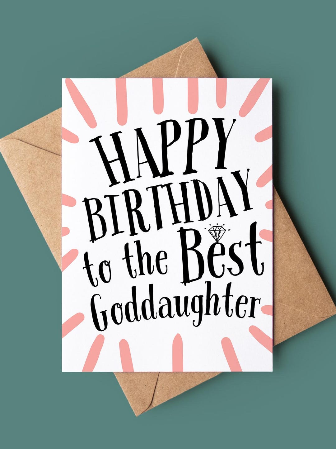 Best Goddaughter Birthday Card - Greetings Card for Goddaughter ...