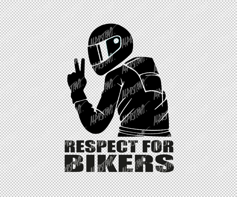 Respect for Bikers Svg Dfx Jpeg Pdf Png Eps Instant Digital Download ...