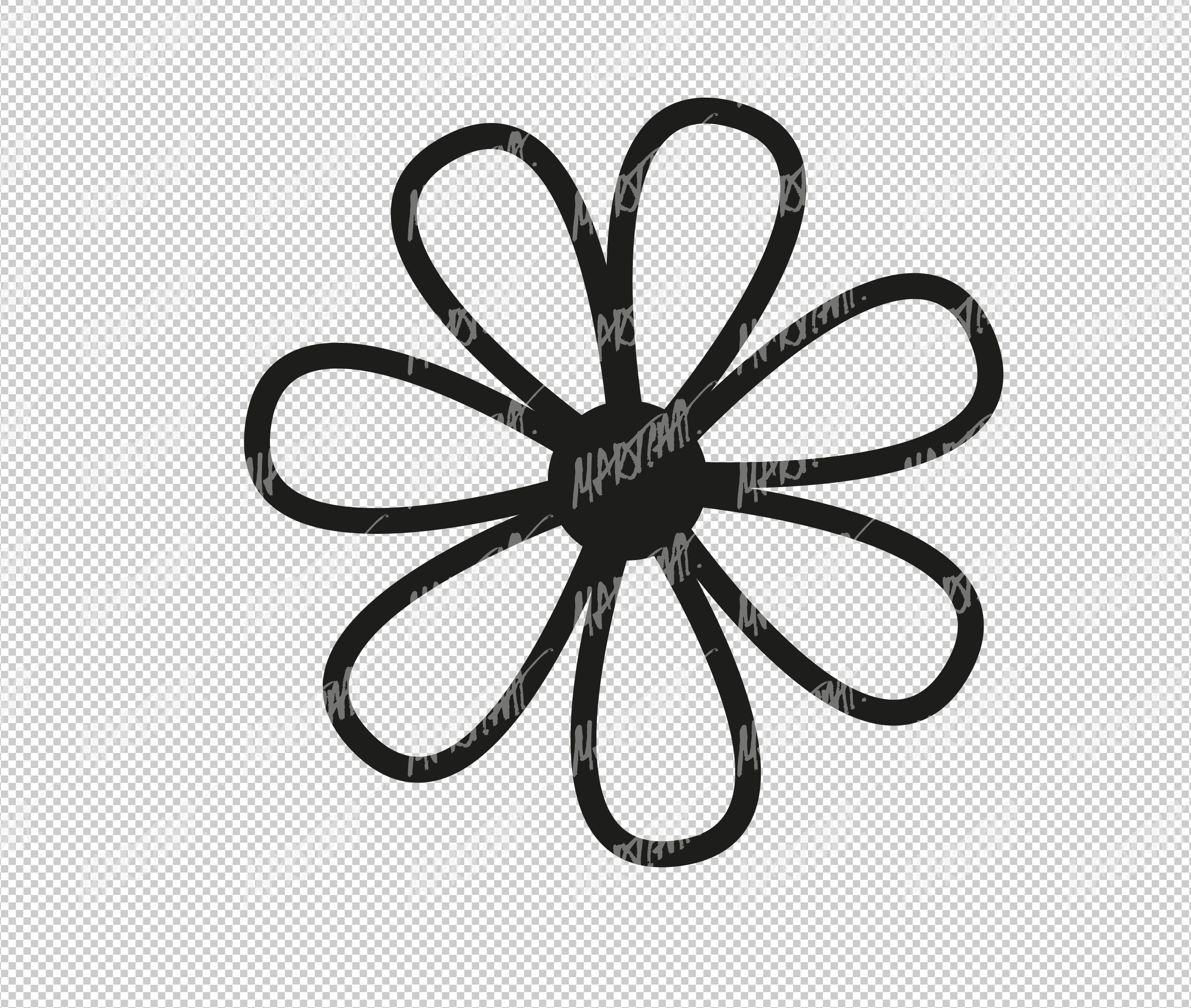 Daisy Flower Svg Dfx Jpeg Pdf Png Eps Instant Digital Download Vector ...