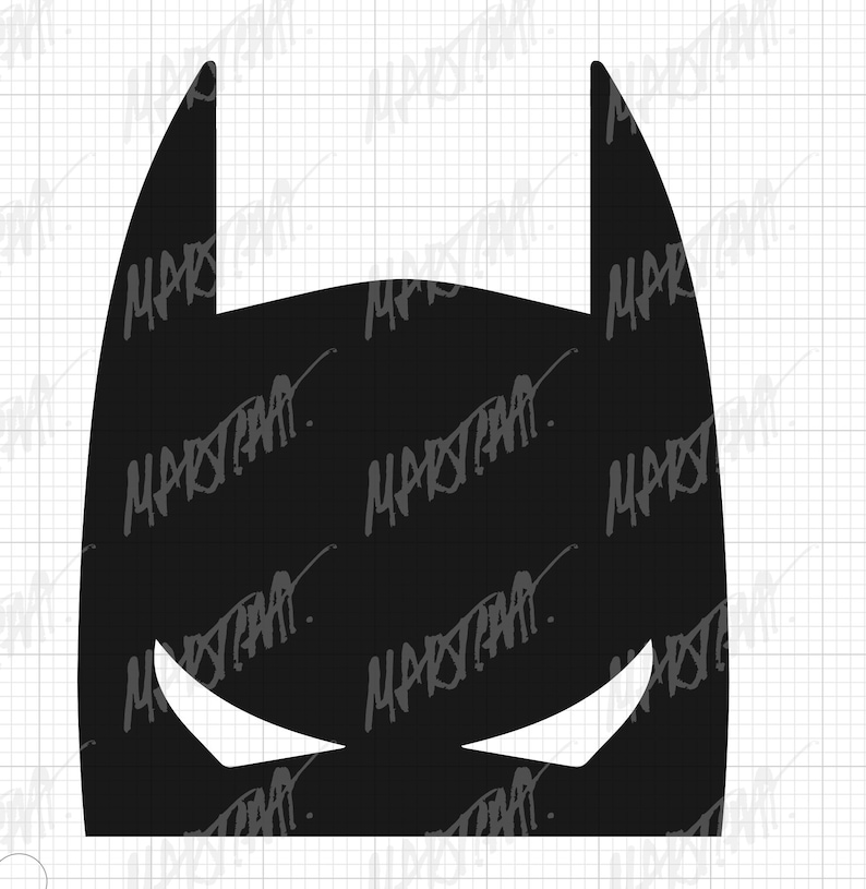 Bat Man Mask SVG Superhero Instant Download Quality Digital Cut Files ...