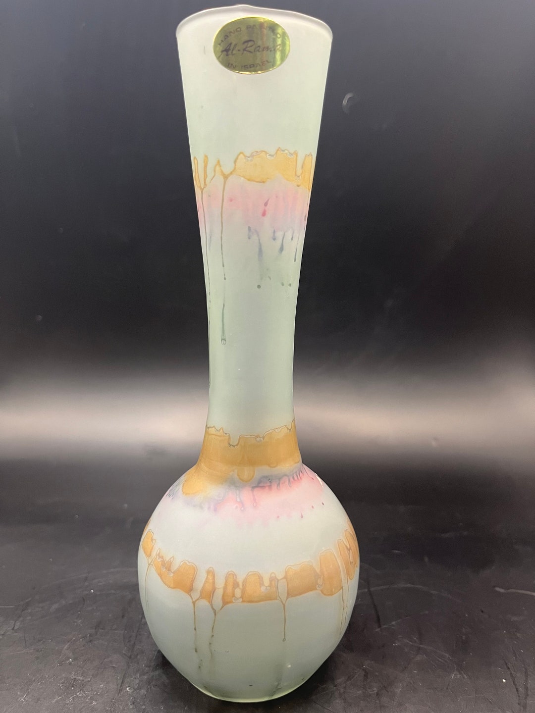 Delicate Vintage Al Rama of Israel Bud Vase - Etsy