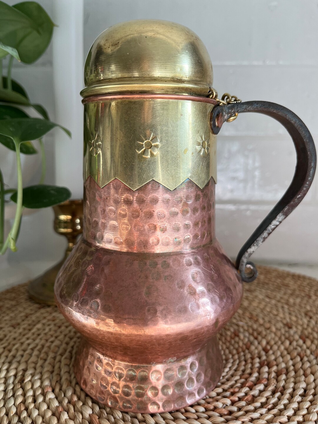 Hammered Copper and Brass Stein - Etsy