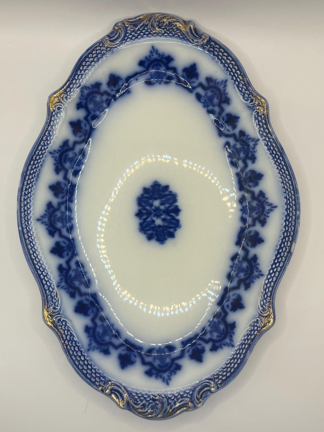 Grindley Flow Blue Serving Platter in the Celtic Pattern. - Etsy