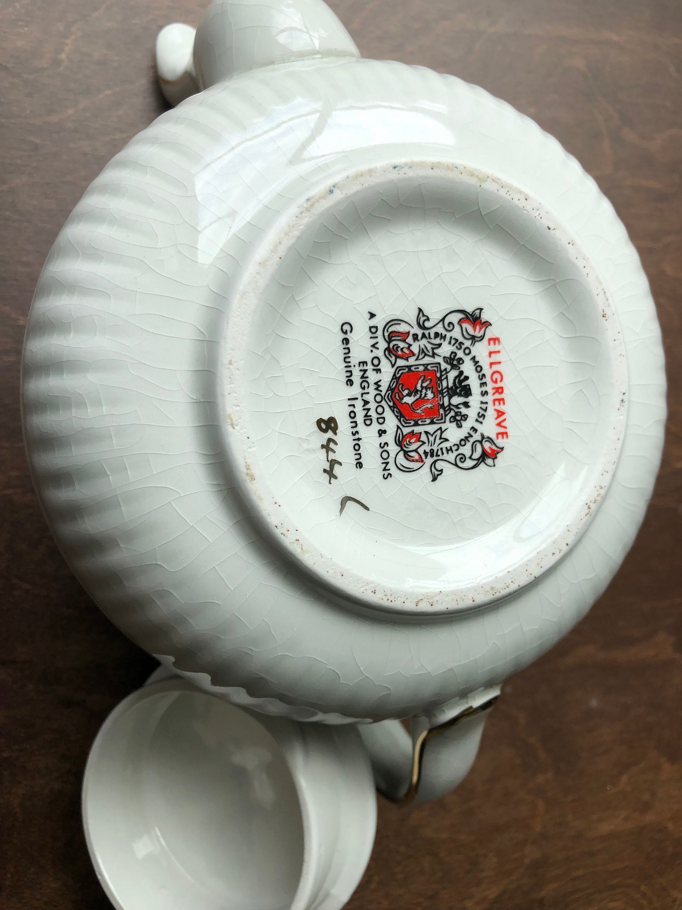 Ellgreave Ironstone Tea Pot. - Etsy