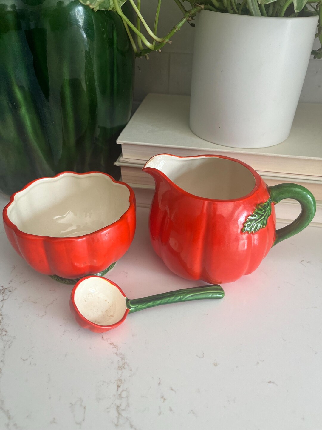 Three Piece Hand Painted Maruhon Ware Set! - Etsy