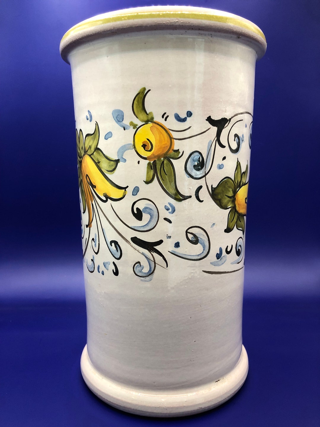 Fatto A Mano handmade Italian Pottery Wine Cooler - Etsy