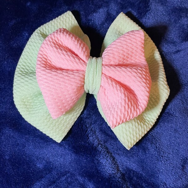 Double Layer Bow - Etsy